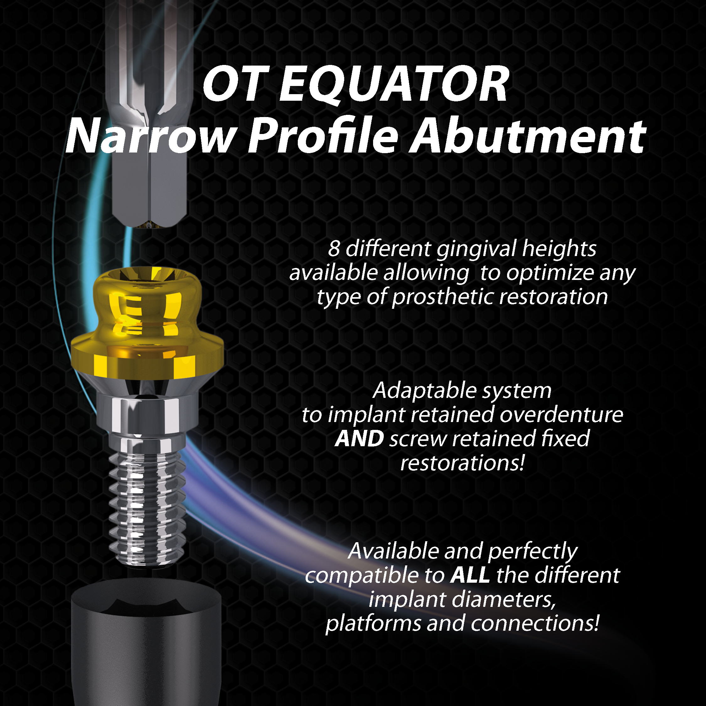 OT EQUATOR ATTACHMENT: FOR ALL IMPLANT PLATFORMS | RHEIN83