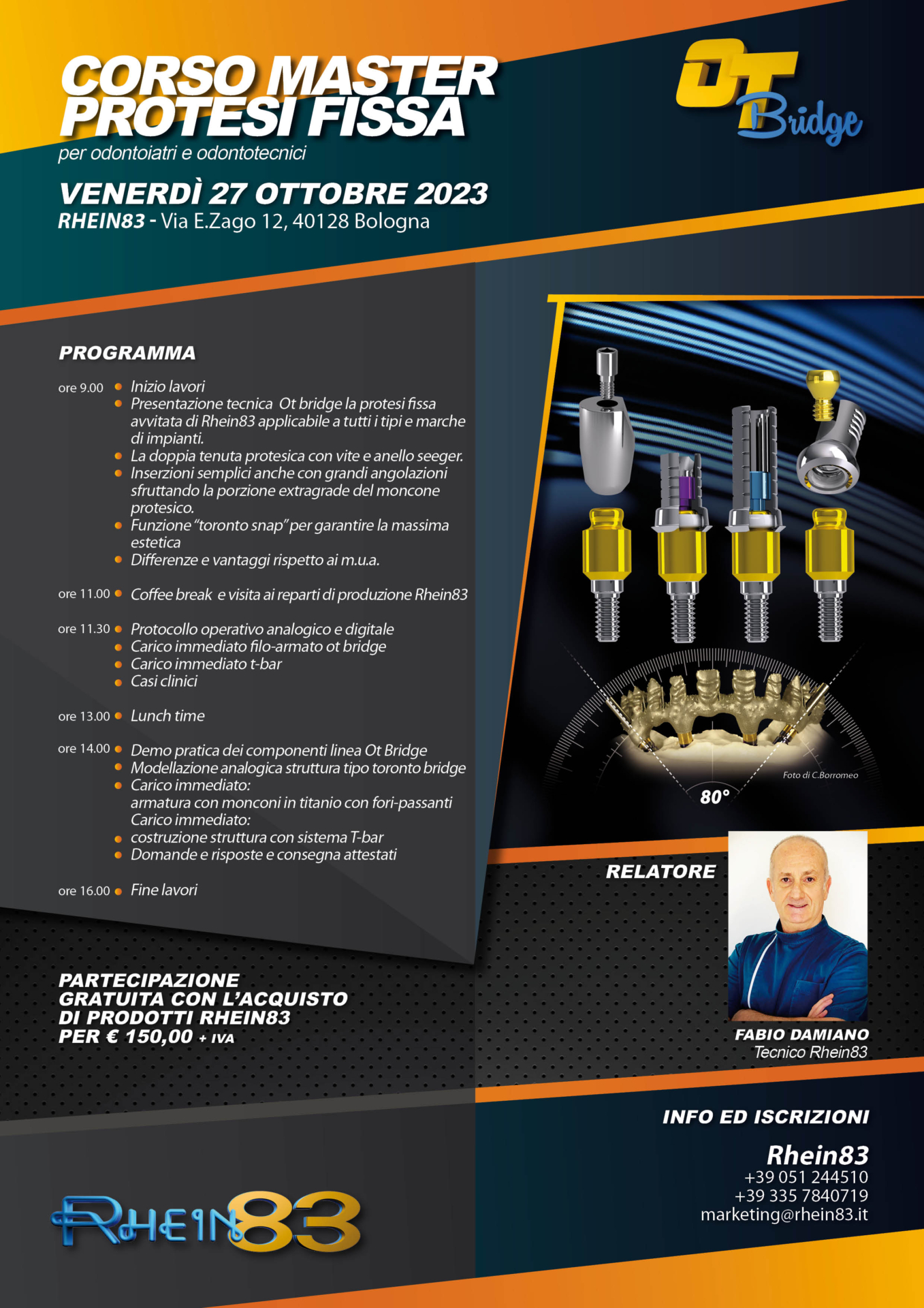 Corso Master_Protesi Fissa_Ot_Bridge_Damiano_Sede_Rhein83_27-10-2023 ...